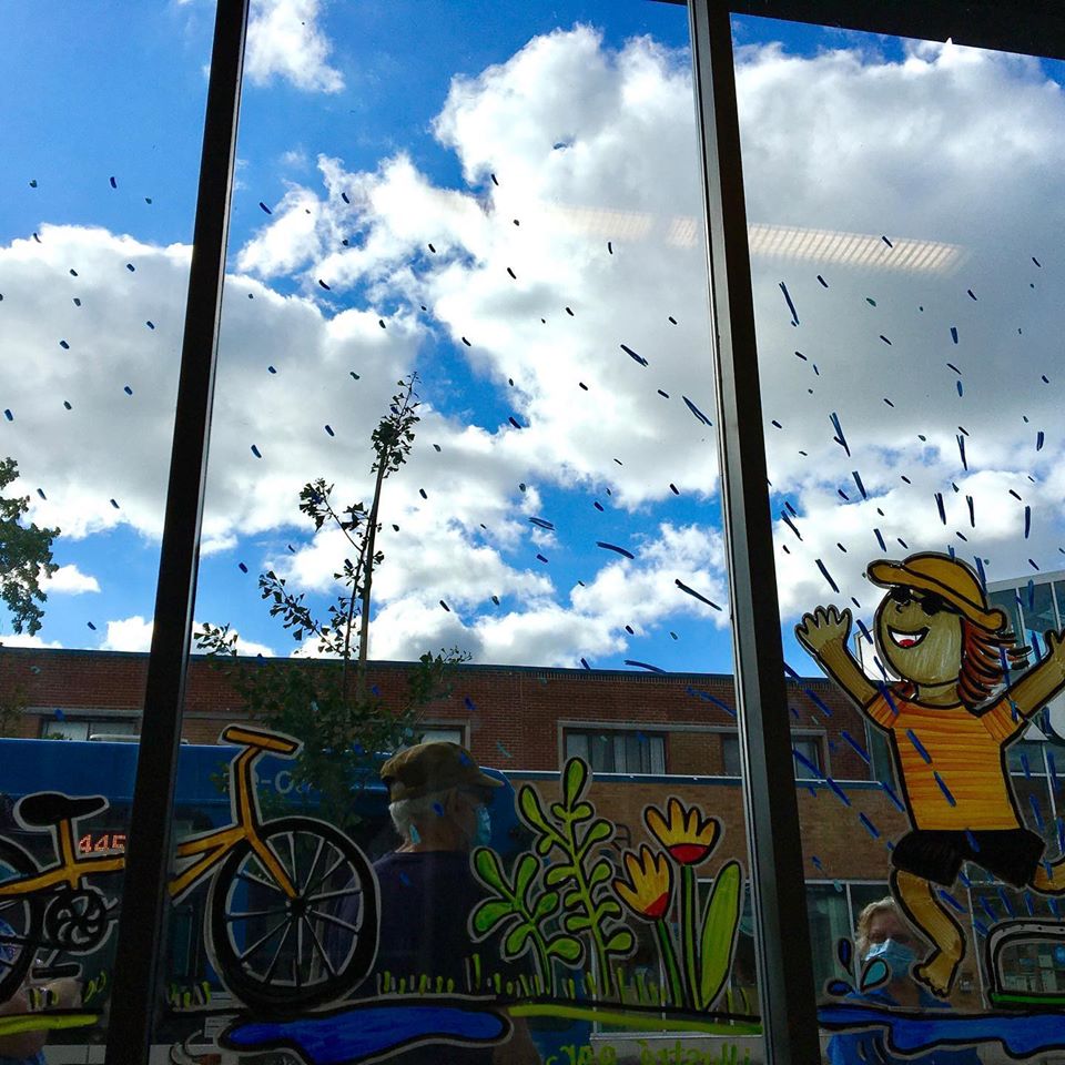 Provigo Beaubien – Montréal * Été – illustrations de vitrines commerciales